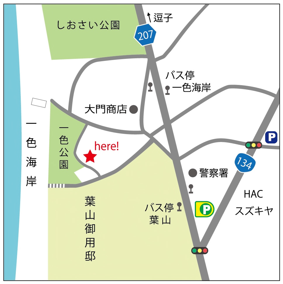 access_map | HayamaひねもすAyurveda＆Aromatherapy